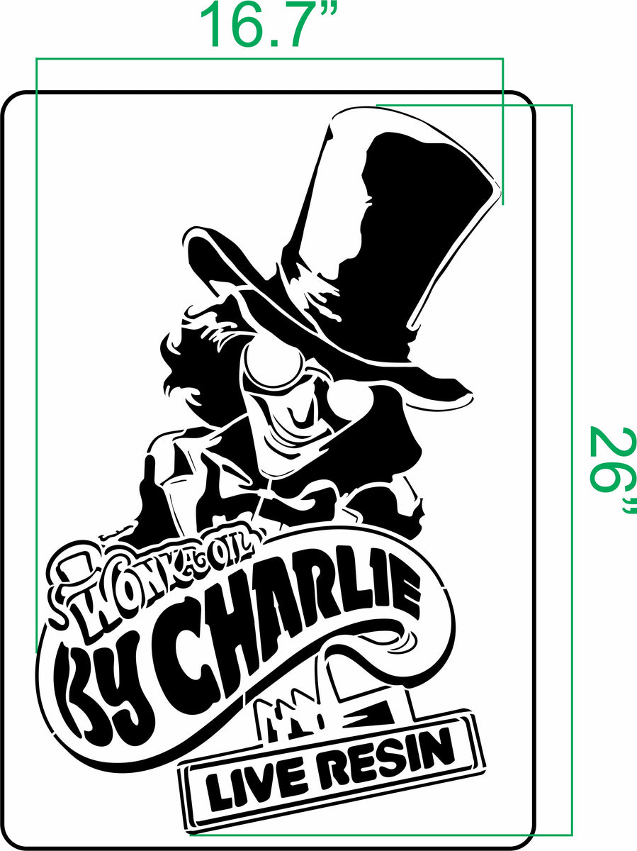 Wonka Oil By Charlie Stencil – Barn Star Stencils