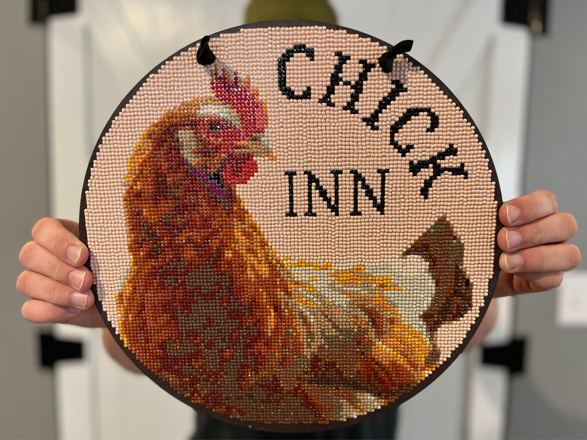 Chicken Diamond Painting Kit – Barn Star Stencils