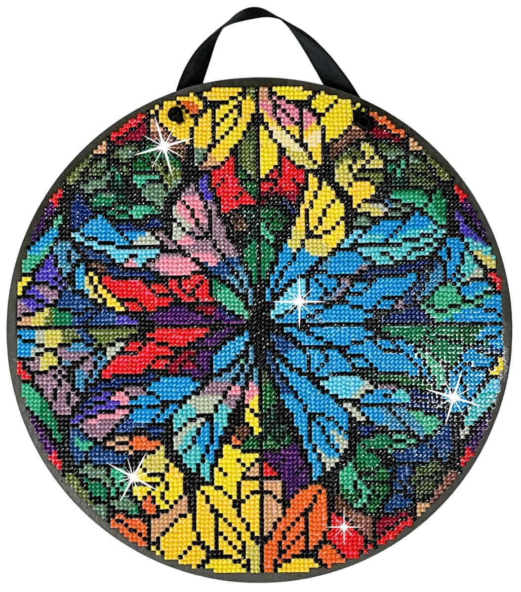 Butterfly Wings Abstract Diamond Painting Kit – Barn Star Stencils