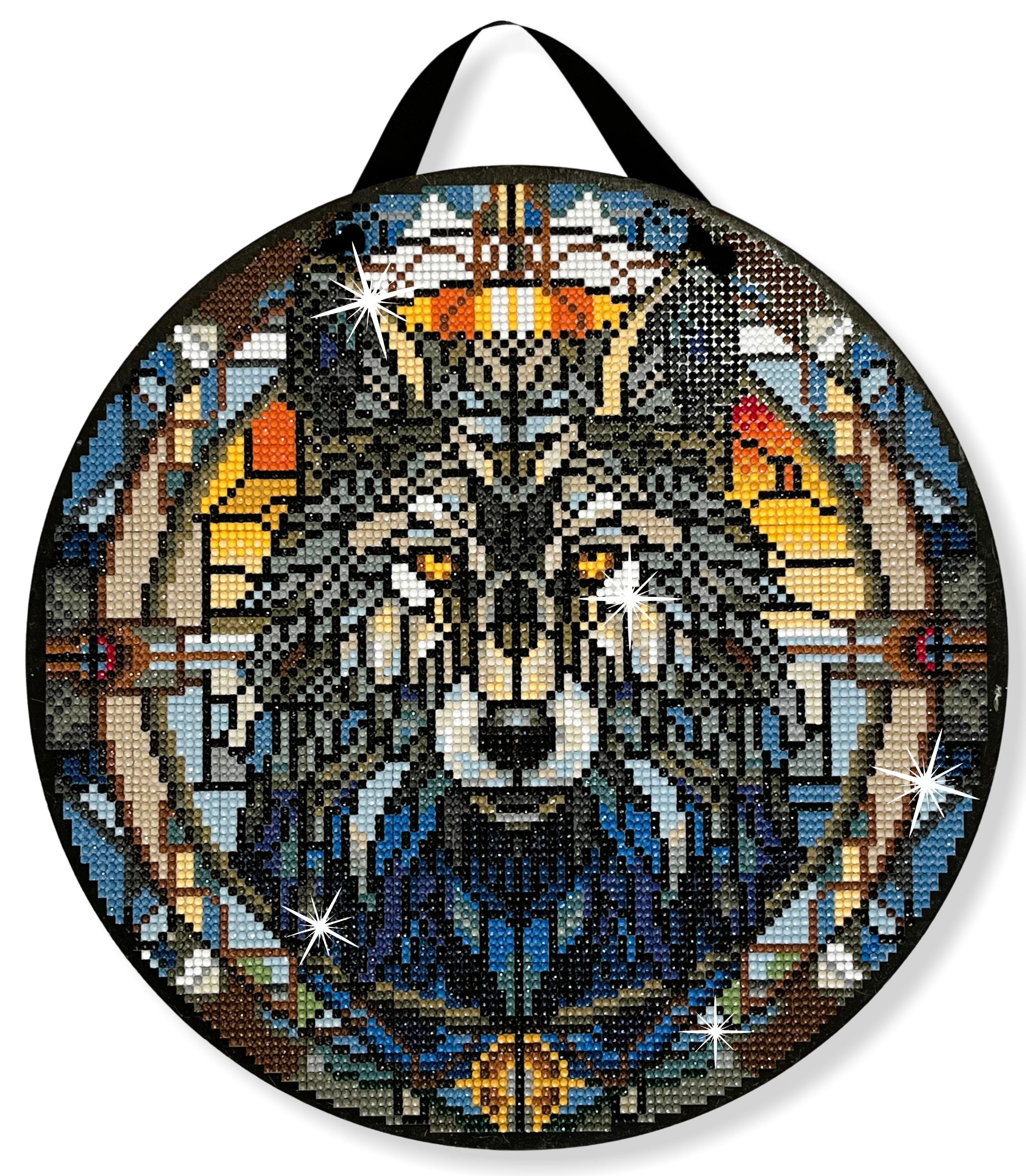 Wolf Diamond Painting Kit – Barn Star Stencils