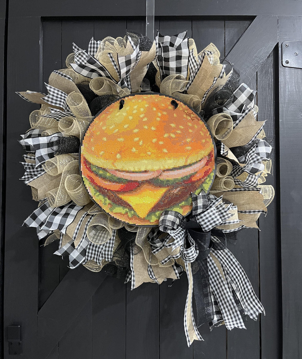 Cheeseburger Diamond Art Kit – Barn Star Stencils
