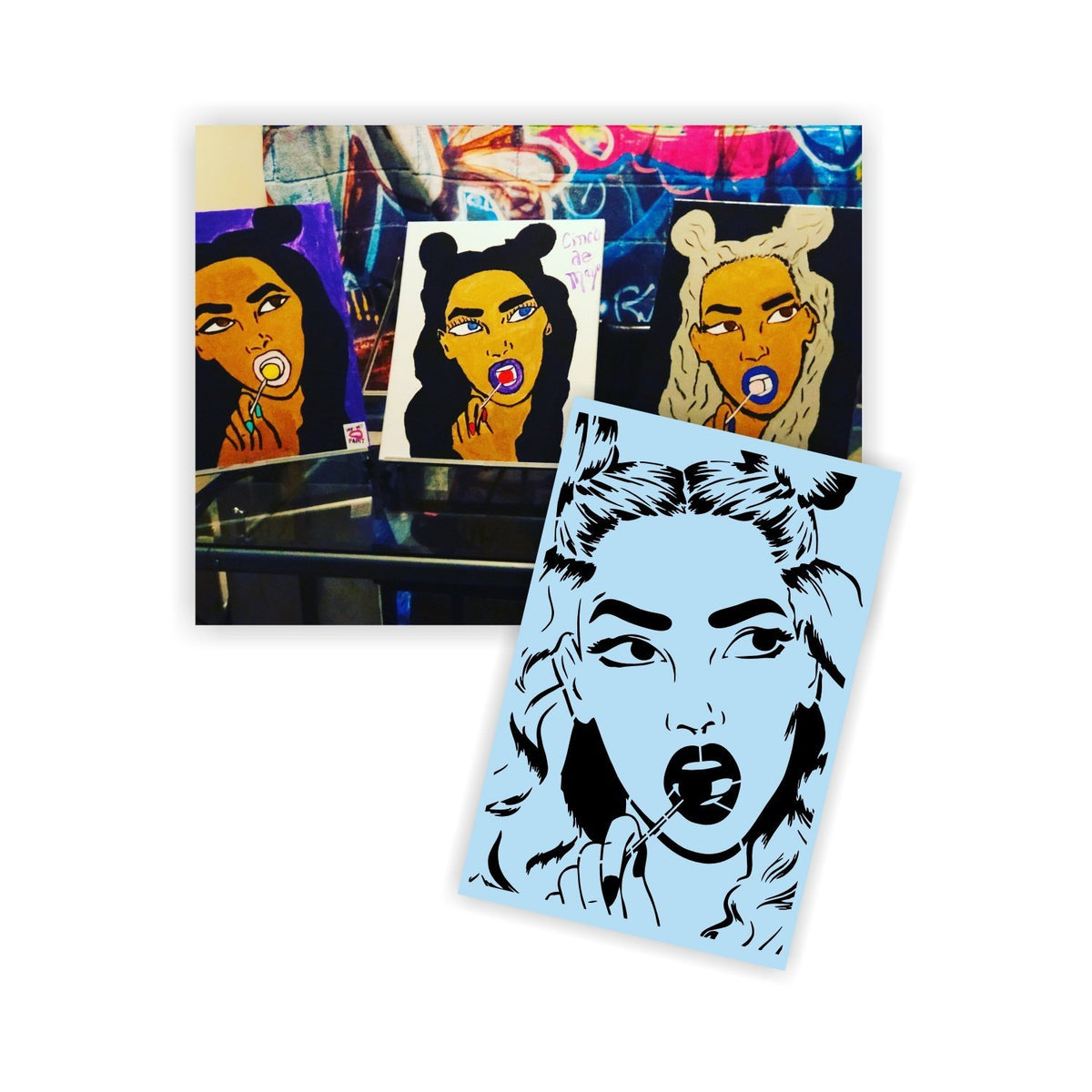 Custom (Create Your Own) Tracing Stencils and Design for Sign Painting ...