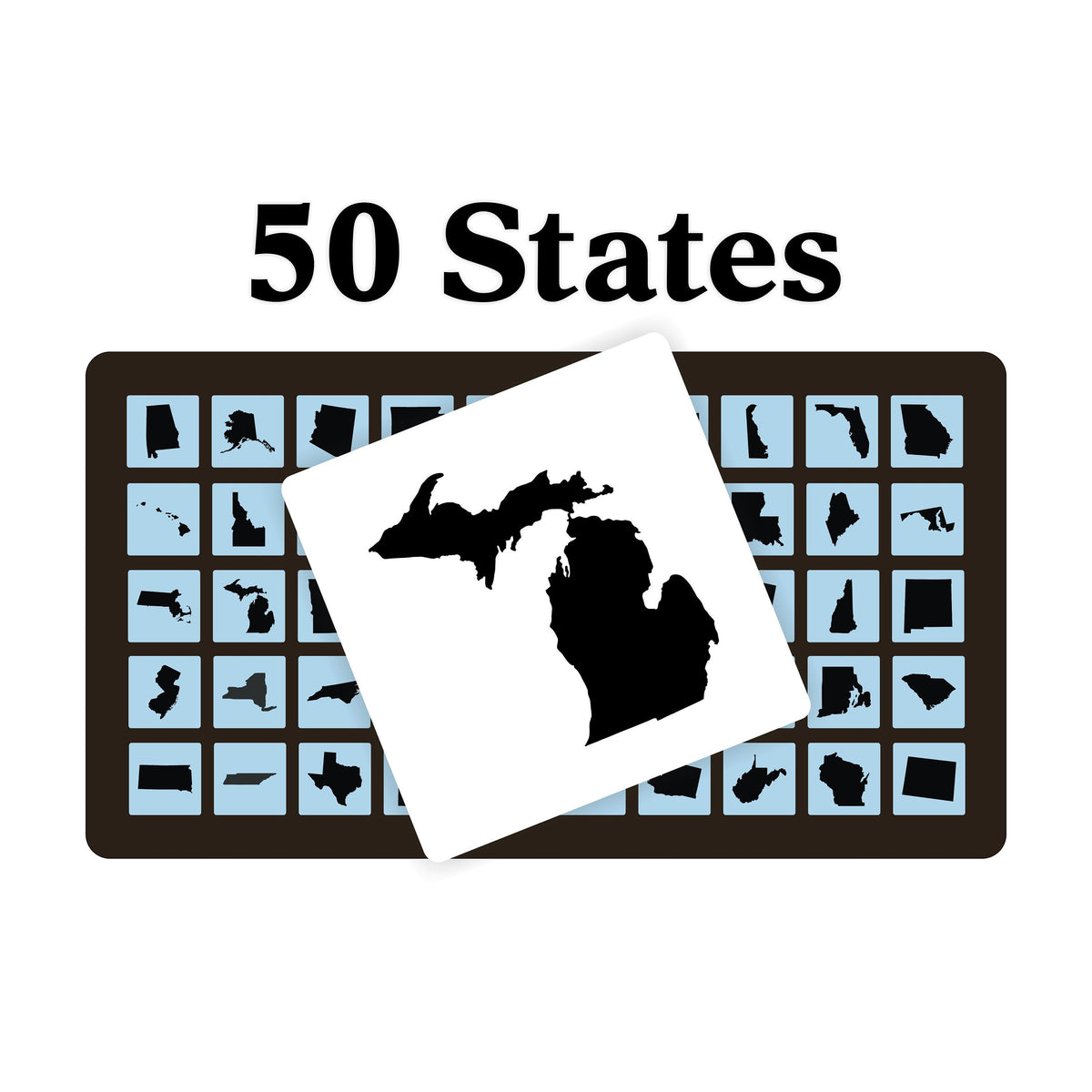 4" US States Tracing Stencils and Design for Sign Painting – Barn Star ...