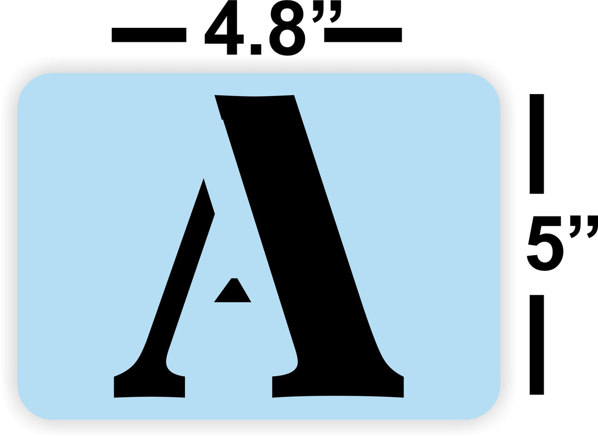 5" Letter Kit Tracing Stencils and Design for Sign Painting – Barn Star ...