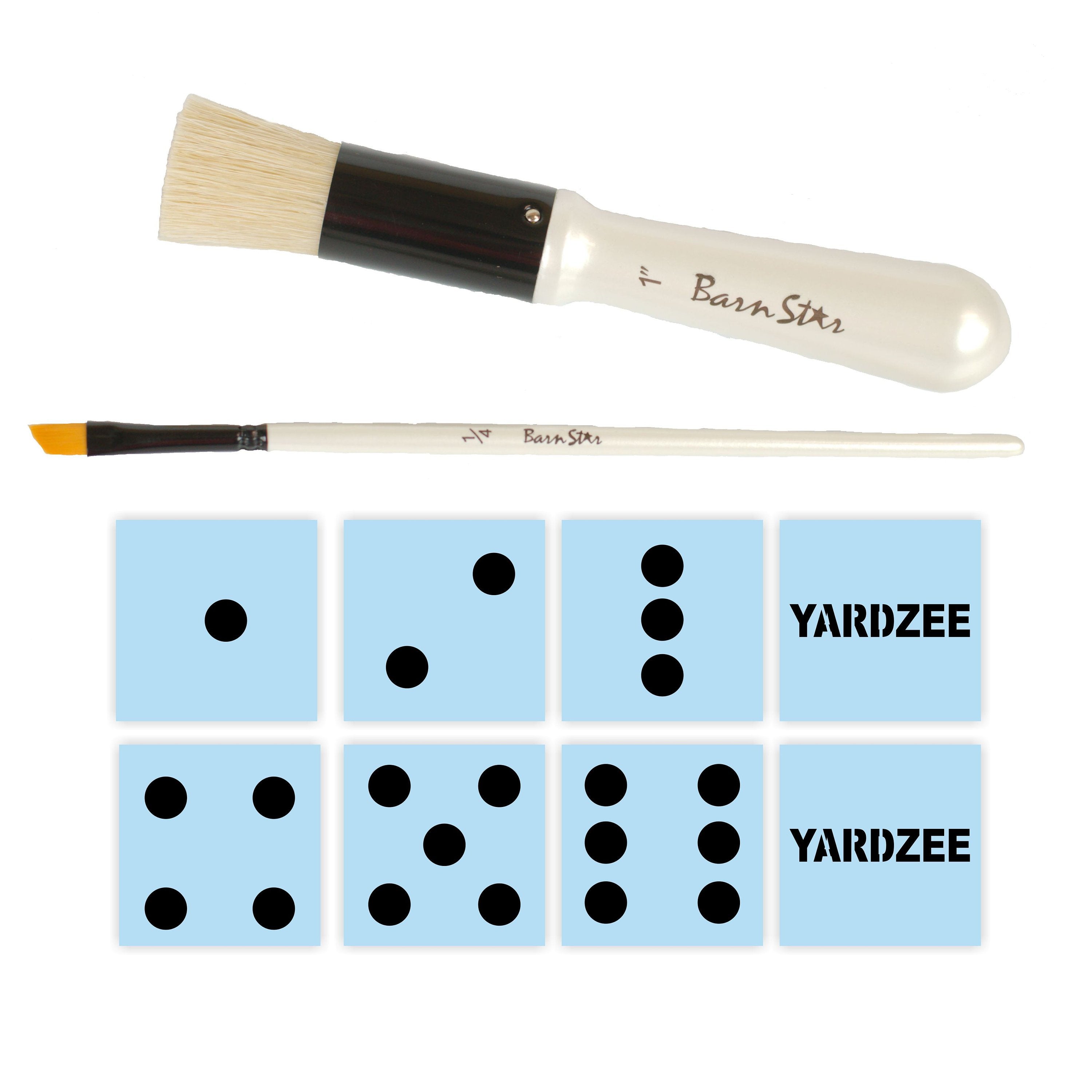 Yardzee Dice Yard Game Kit Tracing Stencils and Design for Sign ...