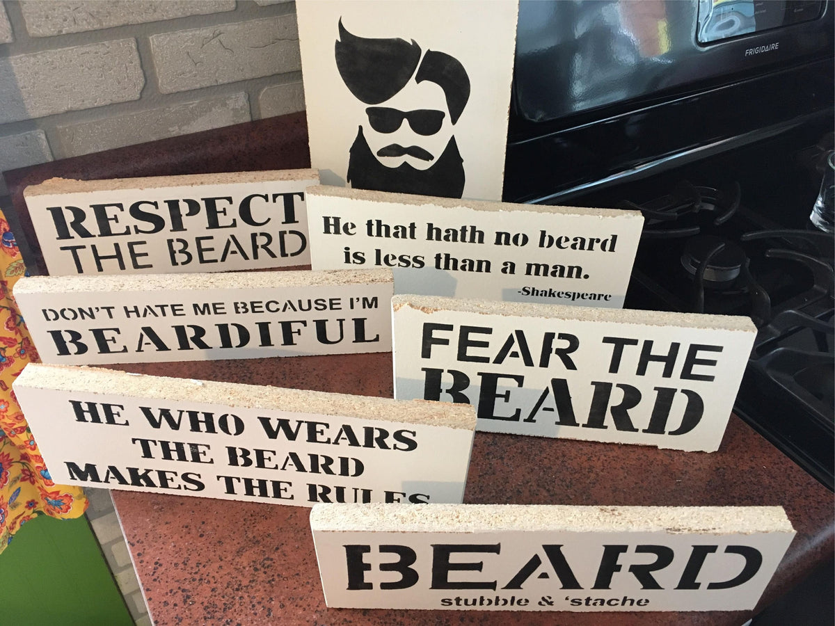 Beard Super Bundle Tracing Stencils and Design for Sign Painting – Barn ...