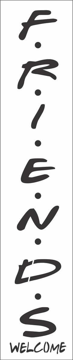 8" Friends TV Sitcom Show Porch Kit Tracing Stencils and Design for ...